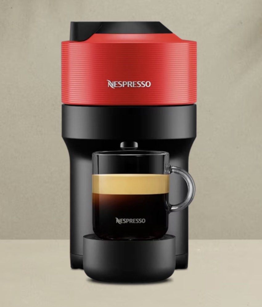 Nespresso vertuo pop red, TV & Home Appliances, Kitchen Appliances ...