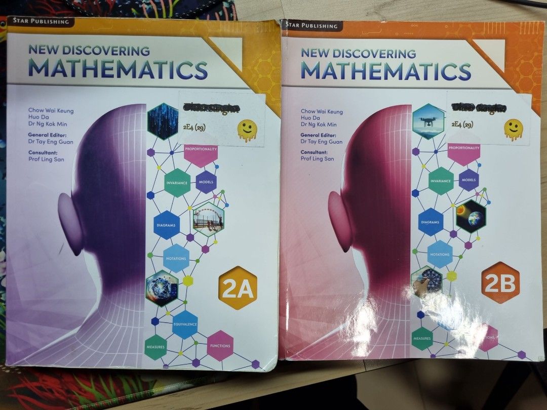 New Discovering Mathematics 2A and 2B, Hobbies & Toys, Books ...