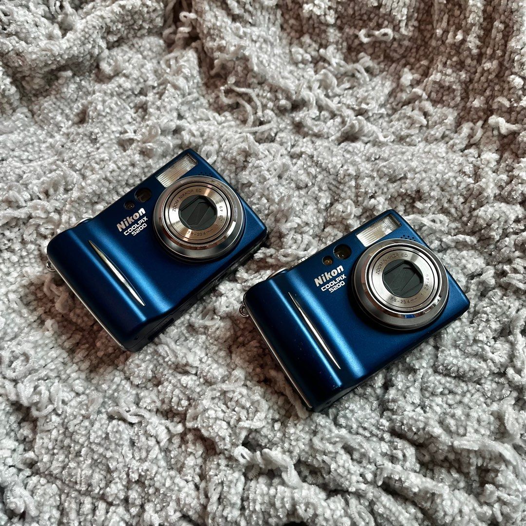 Nikon Coolpix 5200 Blue Digital Camera Digicam, Photography, Cameras on ...