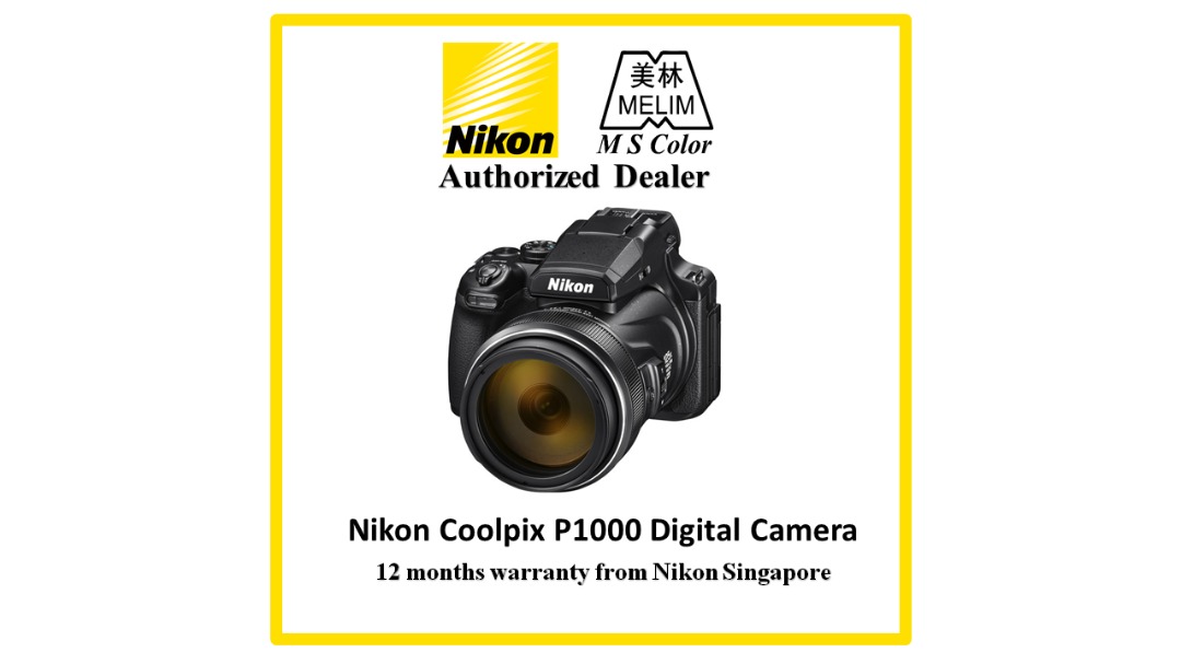 Nikon Coolpix P1000 Digital Camera | NIKKOR 24-3000mm Lens | Aperture ...