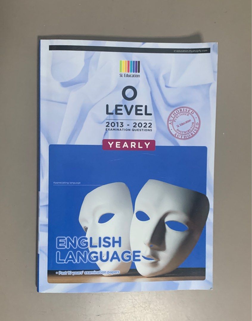 O Level English TYS, Hobbies & Toys, Books & Magazines, Assessment ...