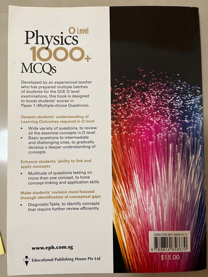 O Level Physics 1000+ (EPH), Hobbies & Toys, Books & Magazines, Assessment Books on Carousell