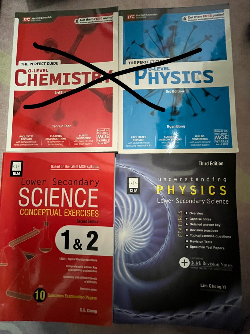O Level Science Chemistry Physics Assessment Books Sec 1 Sec 2 Lower ...