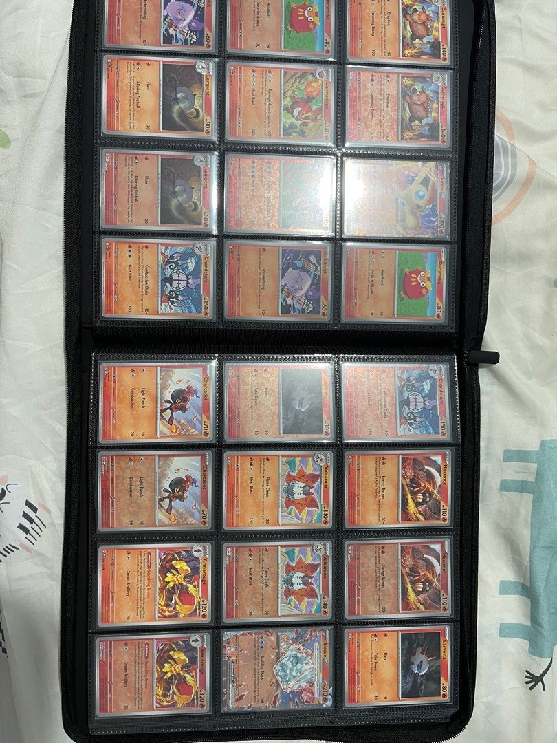 OBF OBSIDIAN FLAMES FULL MASTER SET not van gogh not shiny treasures ...