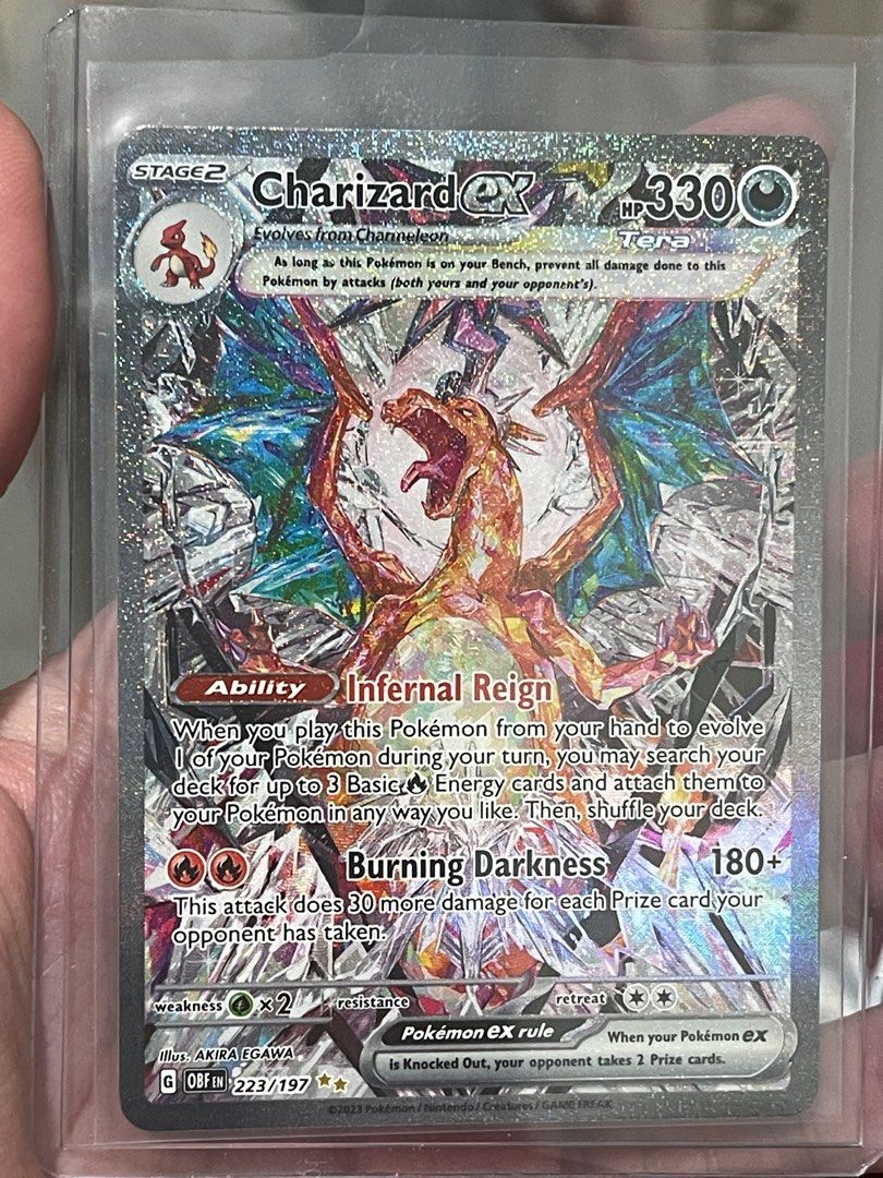 OBF OBSIDIAN FLAMES FULL MASTER SET not van gogh not shiny treasures ...