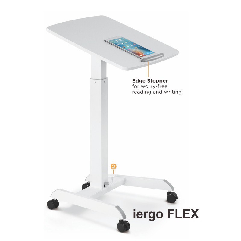 OFFICEHUB Height Adjustable Mobile Table Mobile Laptop iergo FLEX Table ...