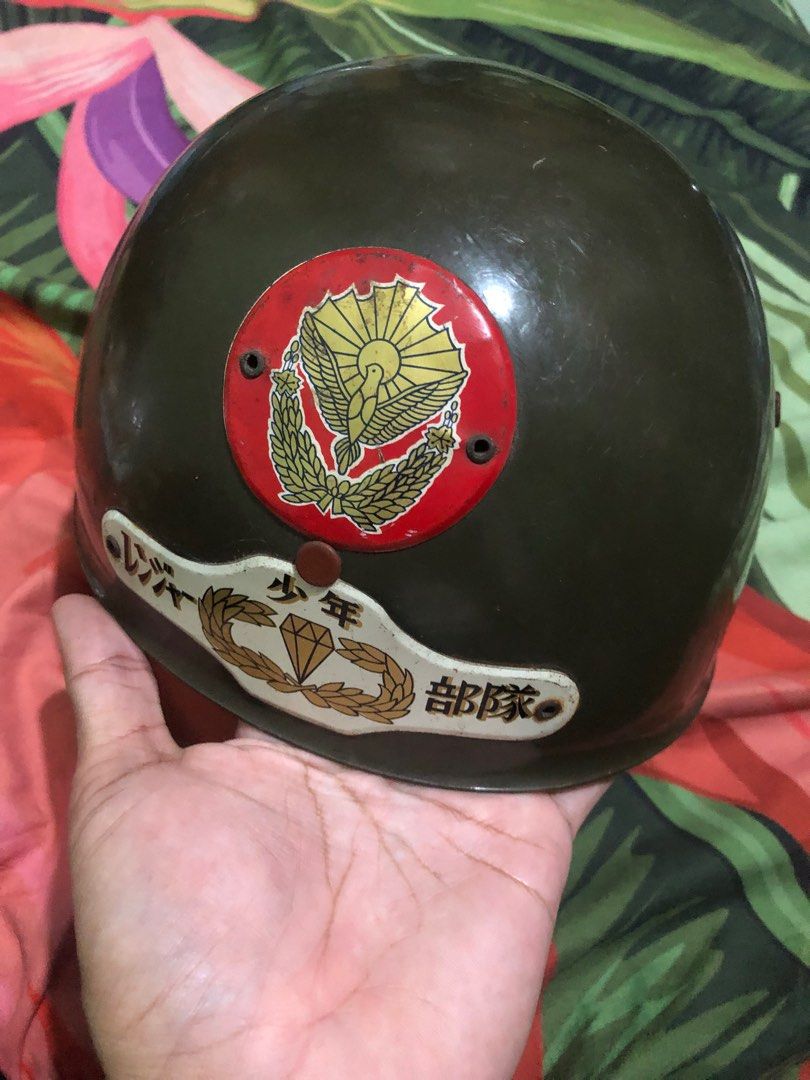 Old japanese boy troop plastic helmet cap, Hobbies & Toys, Memorabilia ...