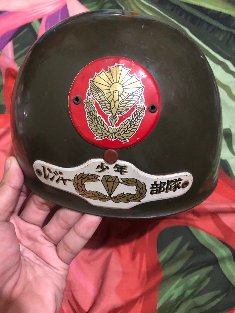 Old japanese boy troop plastic helmet cap, Hobbies & Toys, Memorabilia ...