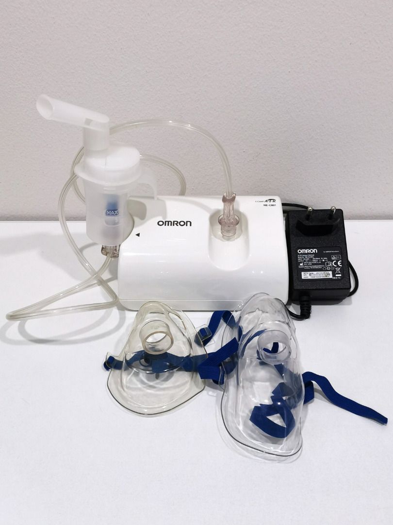 Omron Compressor Nebulizer NE-C801, Health & Nutrition, Medical ...