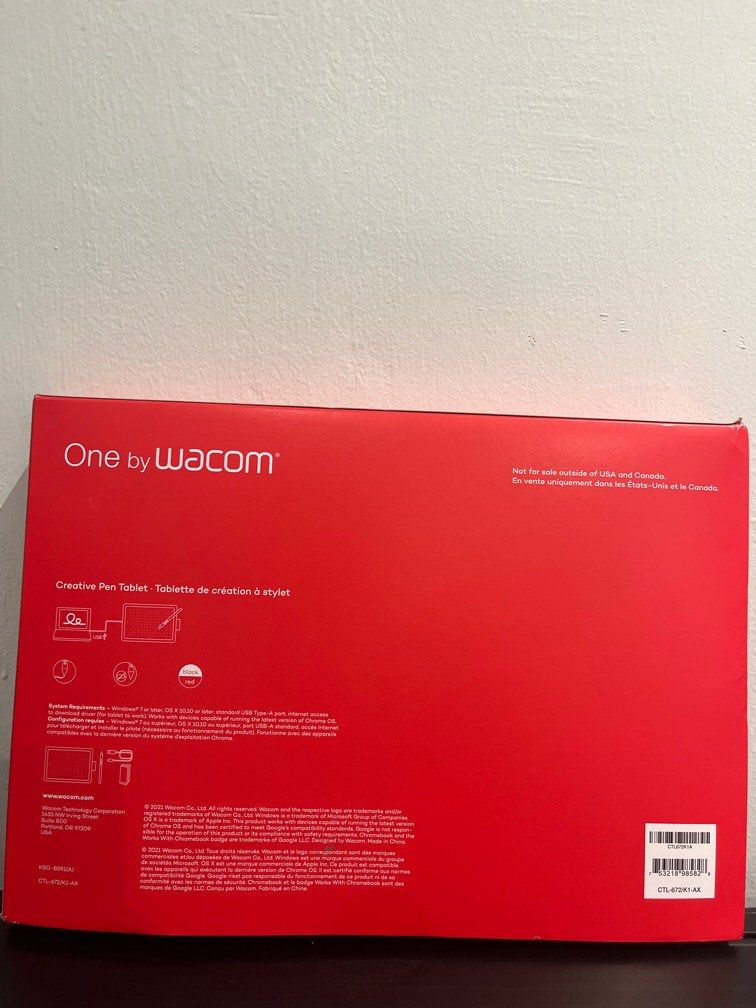 One by Wacom MEDIUM drawing tablet Osu design marketing draw pad stylus ...