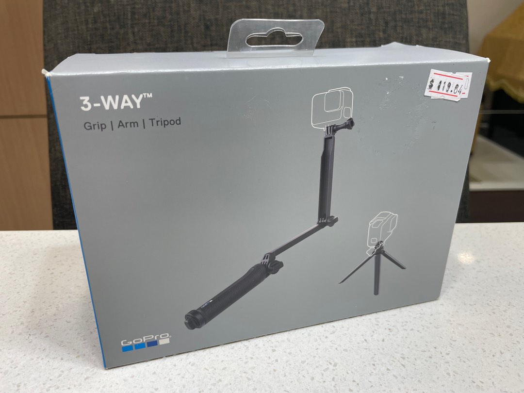 Original Go Pro 3- Way Grip/Arm/Tripod, Photography, Photography Accessories, Tripods & Monopods ...
