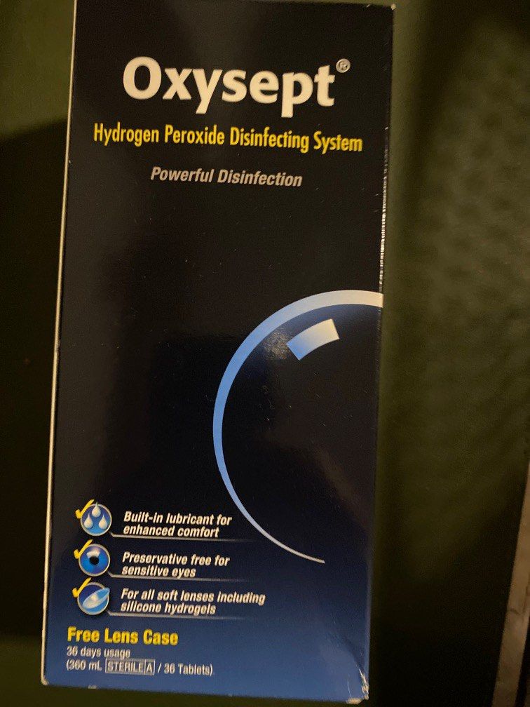 Oxysept Hydrogen Peroxide Disinfecting System, Beauty & Personal Care ...