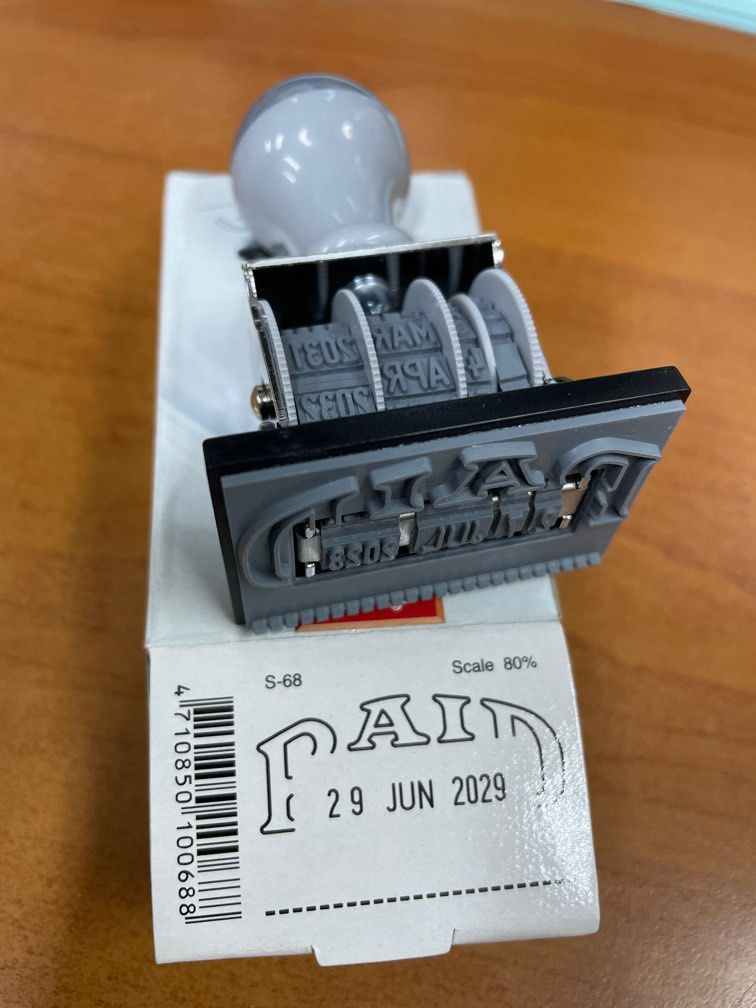 PAID. CHOP. STAMP. COMPANY, Hobbies & Toys, Memorabilia & Collectibles ...