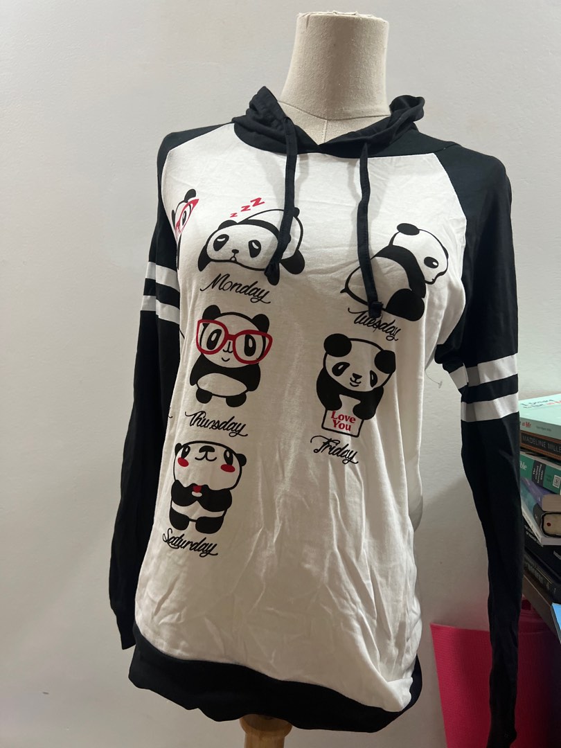 Panda Jacket, Women's Fashion, Tops, Longsleeves on Carousell