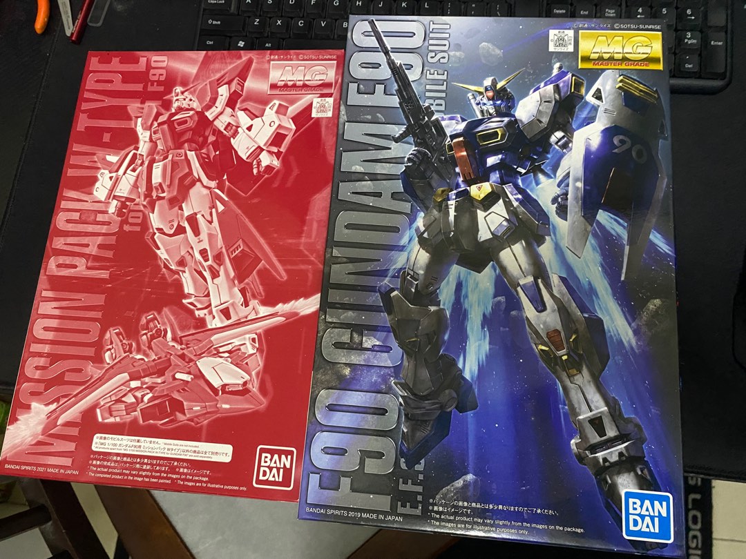 PBandai MG 1/100 Gundam F90 & Expansion F90 Mission Pack W Type, Hobbies & Toys, Toys & Games on ...
