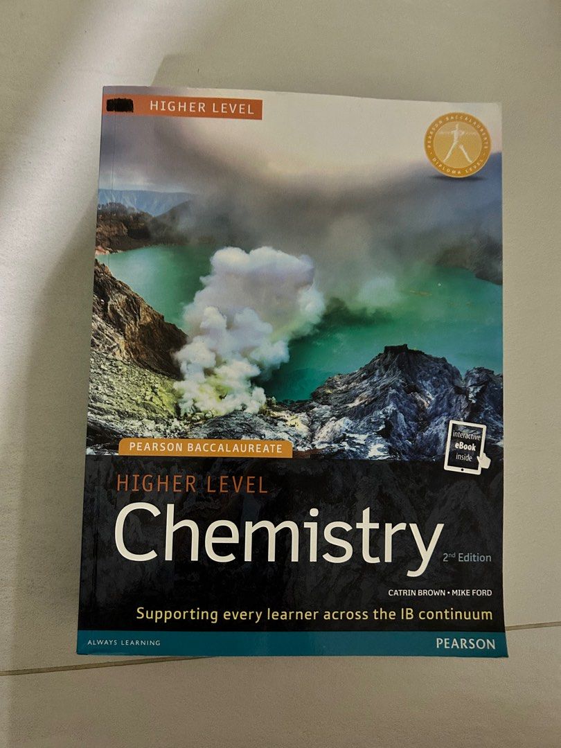 Pearson chemistry IB higher level textbook, Hobbies & Toys, Books ...