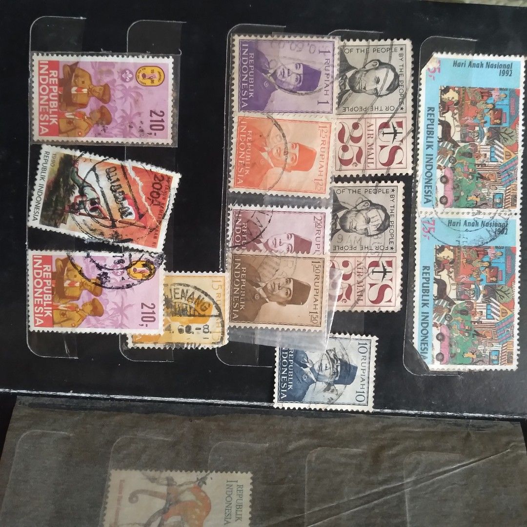 Perangko Stamp Album Kuno Jadul Koleksi, Buku & Alat Tulis, Alat Tulis ...