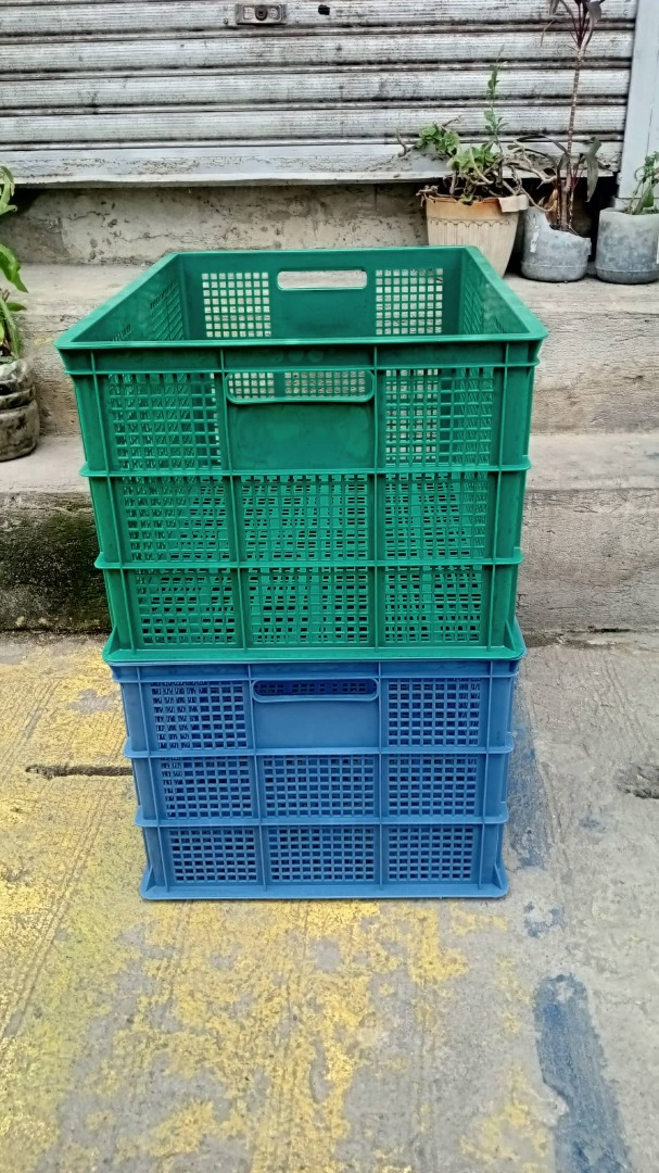 PLASTIC JUMBO CRATES, Furniture & Home Living, Home Improvement ...