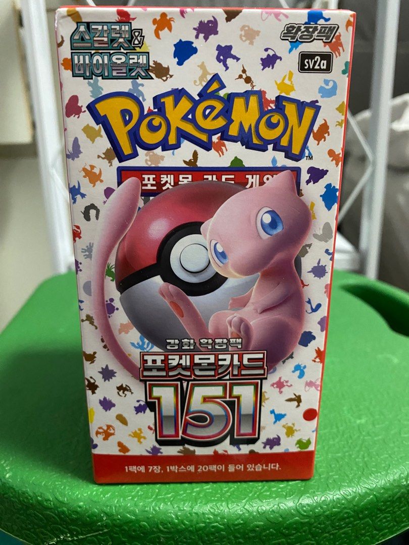 [Pokemon 151 Korean] Booster Box, Hobbies & Toys, Toys & Games on Carousell