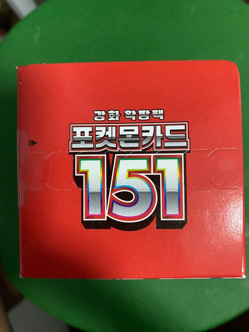[Pokemon 151 Korean] Booster Box, Hobbies & Toys, Toys & Games on Carousell