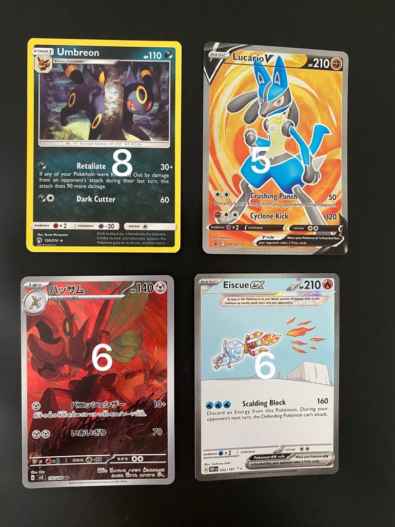 Pokemon card obsidian flame ruler of black flame scizor ar umbreon ...