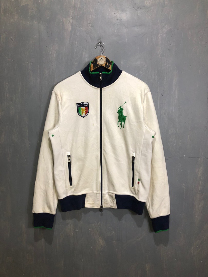 Polo Ralph Lauren Big Pony "ITALIA 21" Track Jacket, Men's Fashion ...