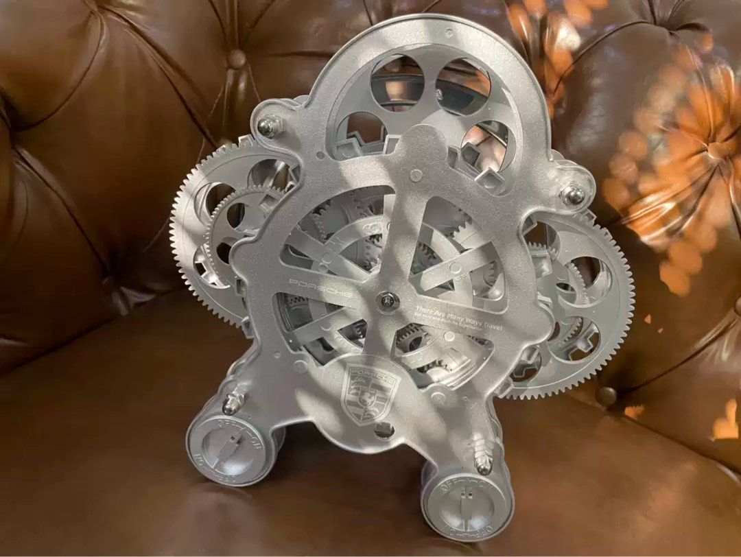 Porsche Table Clock, Car Accessories, Accessories on Carousell