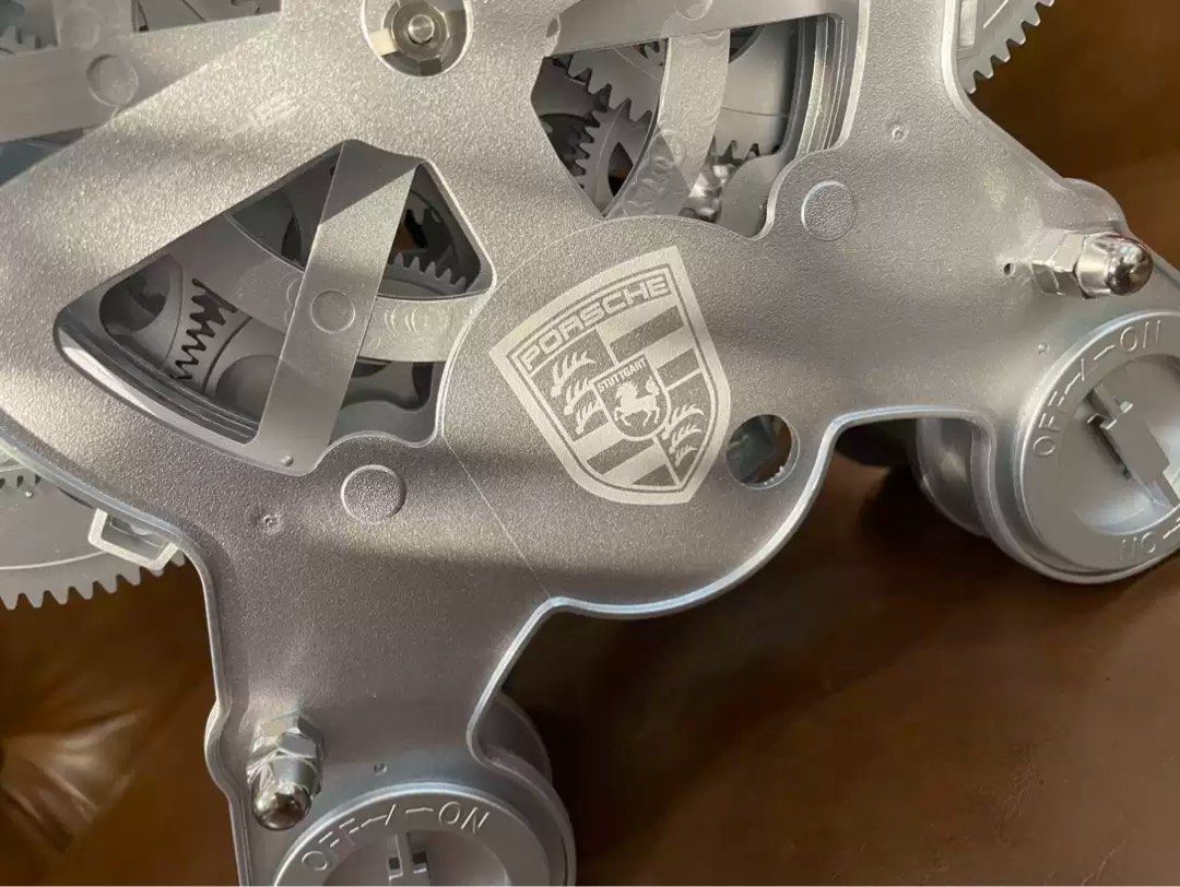 Porsche Table Clock, Car Accessories, Accessories on Carousell