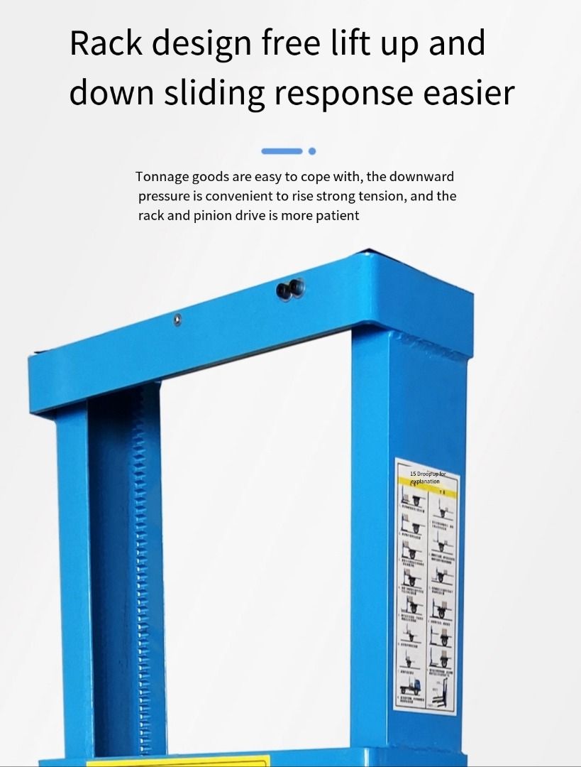 Portable All-Electric Truck-Mounted Forklift: Remote Control, Lifting ...