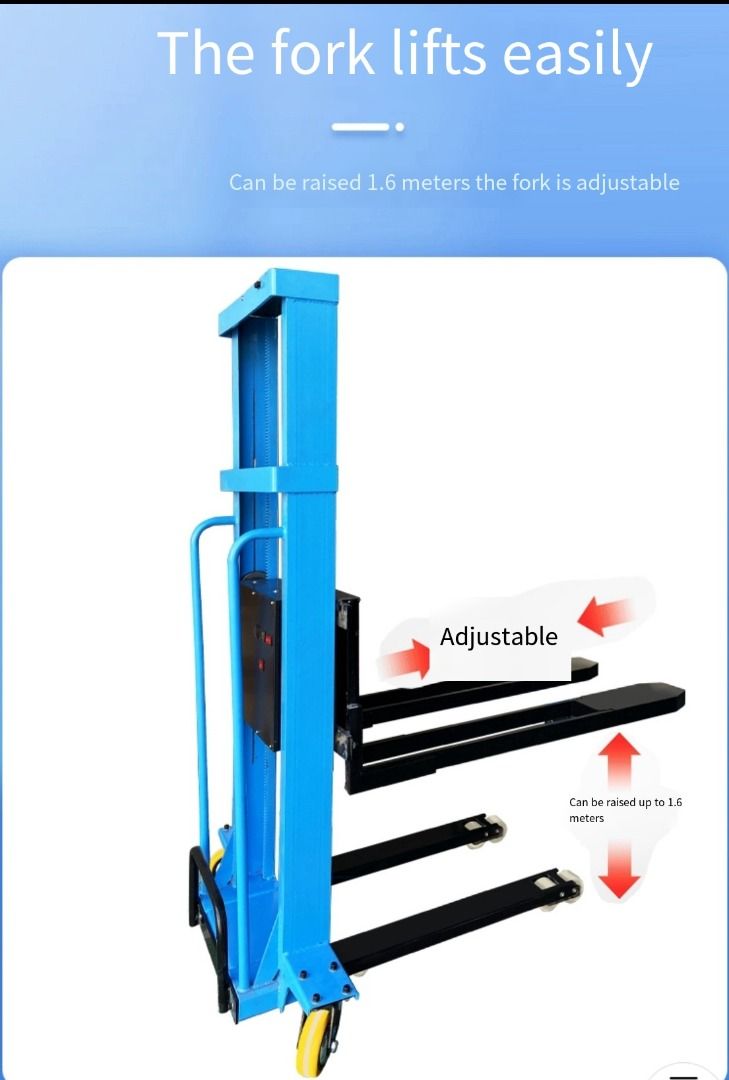 Portable All-Electric Truck-Mounted Forklift: Remote Control, Lifting ...