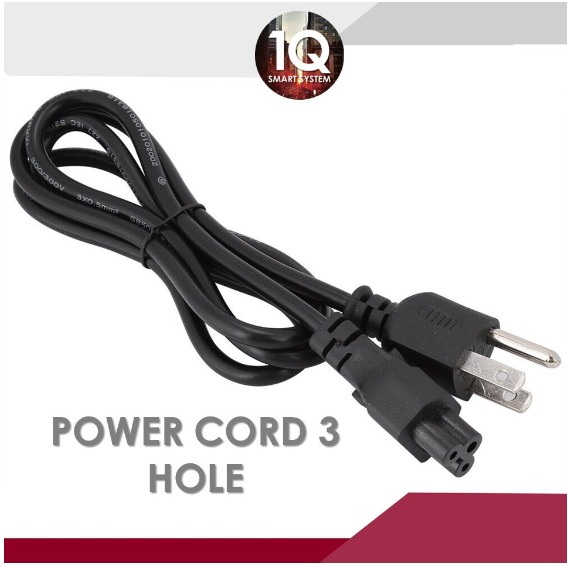 POWER CORD 3 HOLE PRONG, Computers & Tech, Parts & Accessories, Cables ...