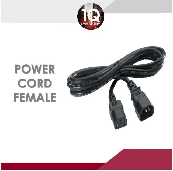POWER CORD FEMALE 3 PIN, Computers & Tech, Parts & Accessories, Cables ...
