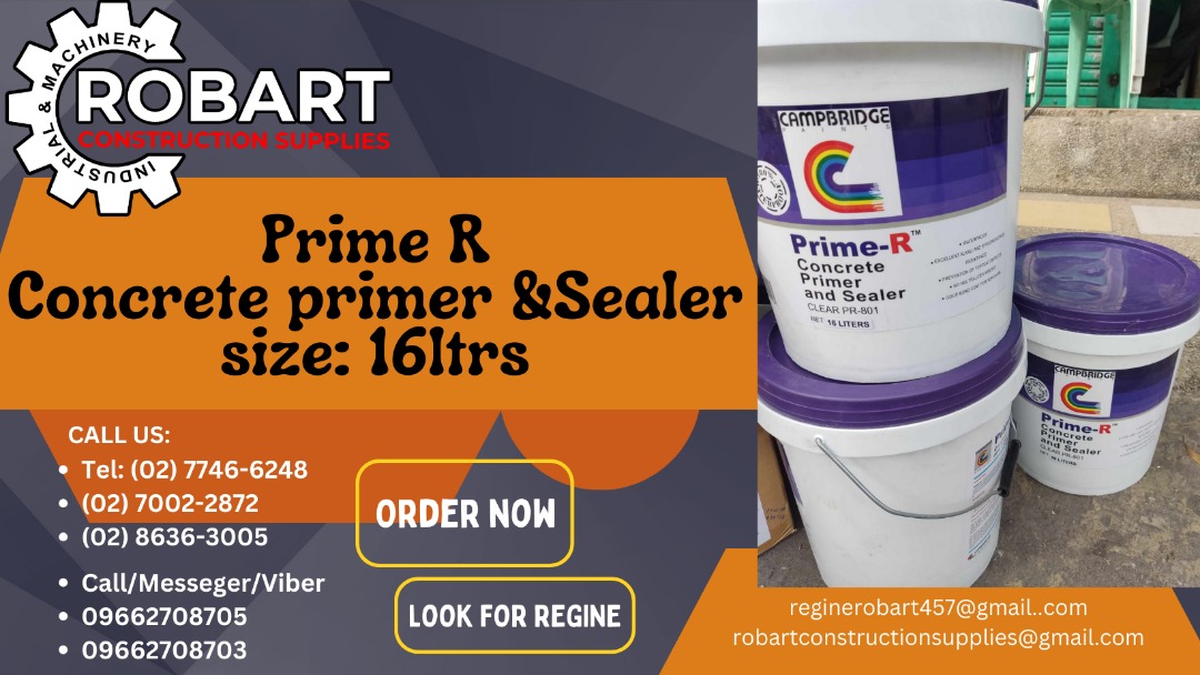 Prime R Concrete primer &Sealer size: 16ltrs, Commercial & Industrial ...