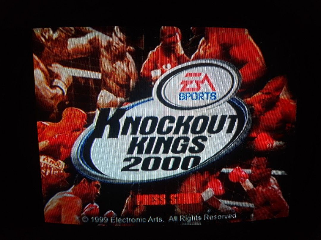 PS1 Knockout Kings 2000 (CIB) NTSC-U/C Original Playstation 1 Game ...