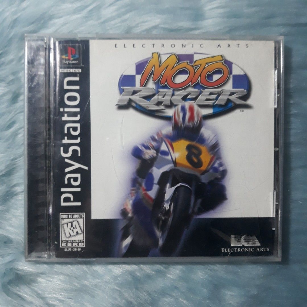 PS1 Moto Racer (CIB) NTSC-U/C Original Playstation 1 Game, Video Gaming ...