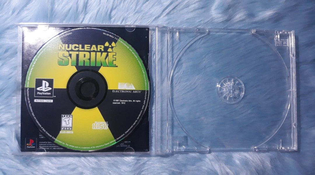 PS1 Nuclear Strike NTSC-U/C Original Playstation 1 Game, Video Gaming ...