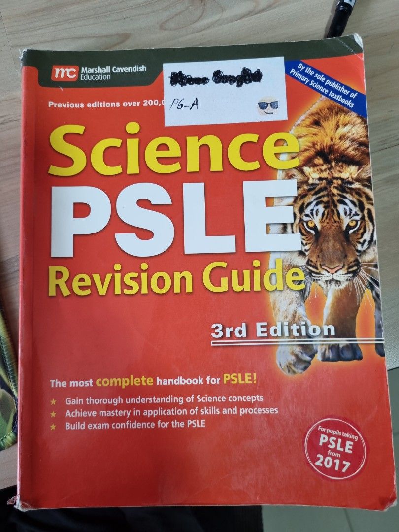 PSLE Science Revision Guide 3rd Edition, Hobbies & Toys, Books ...