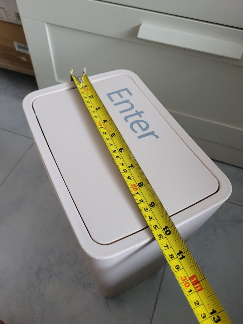 Push open waste bin, Furniture & Home Living, Cleaning & Homecare ...