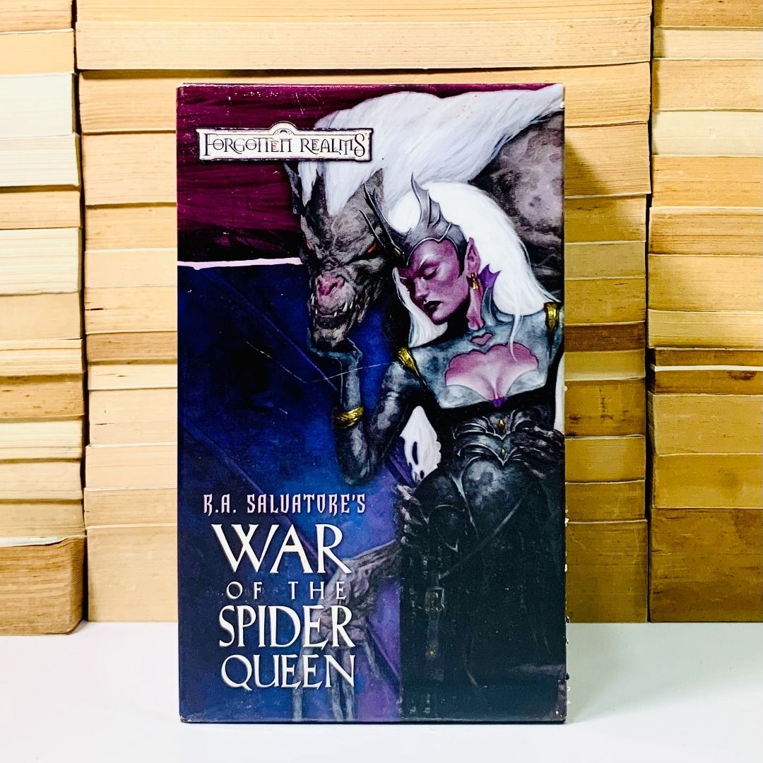 R.A. Salvatore: War of the Spider Queen Boxset Book I, II, III ...