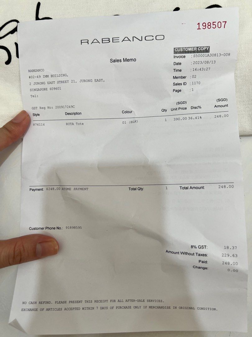 Rabeanco Ruta Black, Women's Fashion, Bags & Wallets, Tote Bags on ...