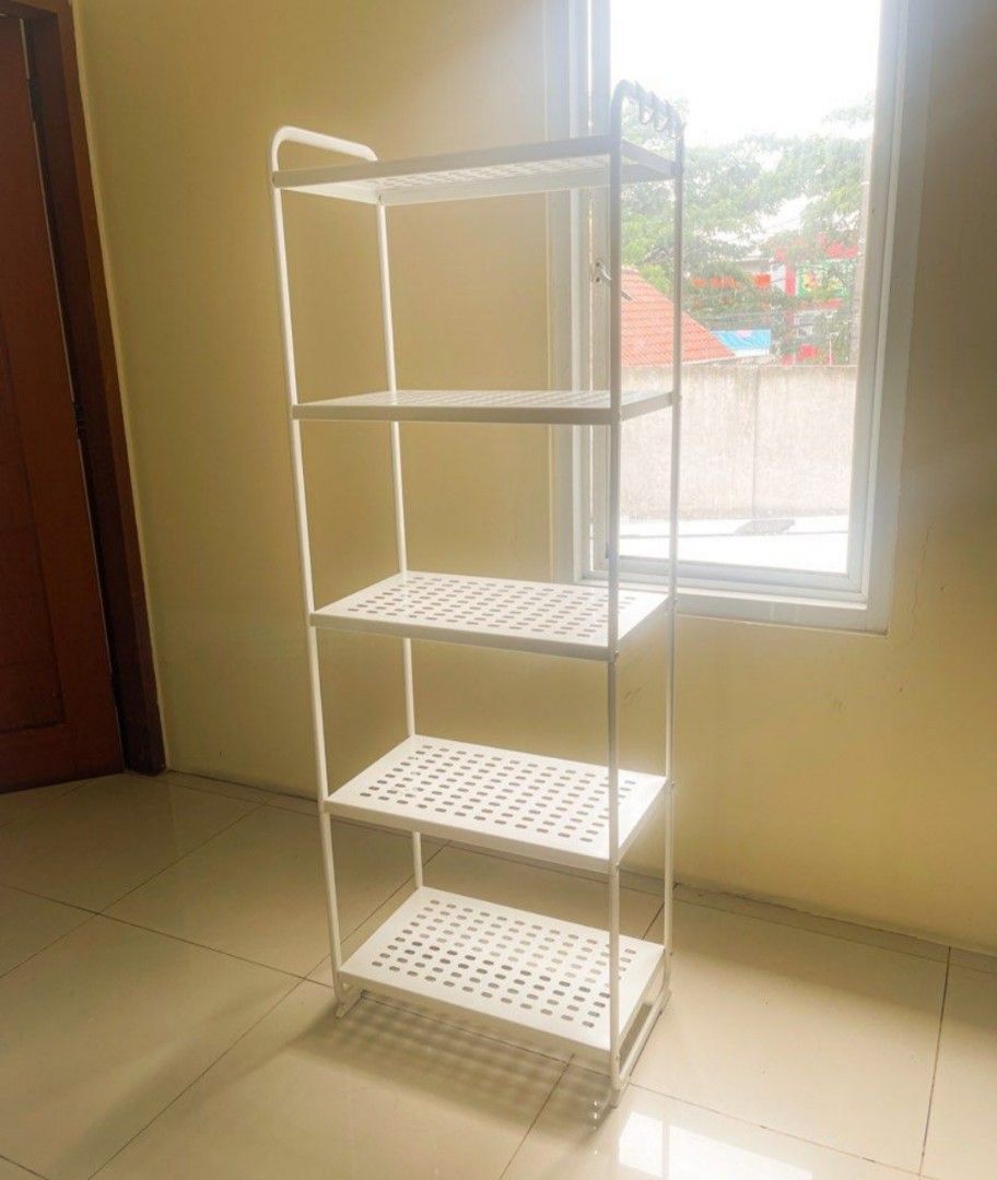 Rak besi ikea 5 tingkat, Perabotan Rumah di Carousell