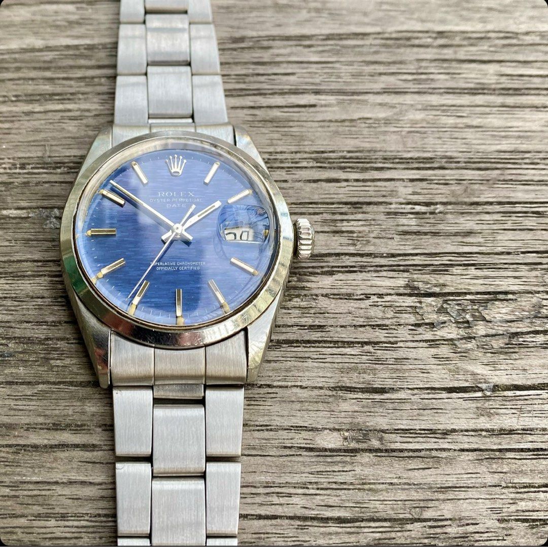 (Rare dial/Shantung blue) Vintage Rolex Oyster Perpetual 1500, Luxury ...