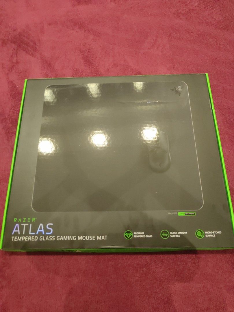 Razer Atlas Glass Mousepad, Computers & Tech, Parts & Accessories ...