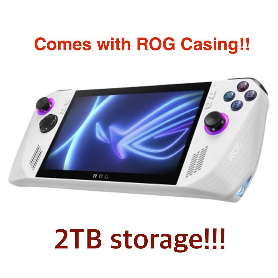 ROG Ally 2TB with Official Casing, Video Gaming, Video Game Consoles ...