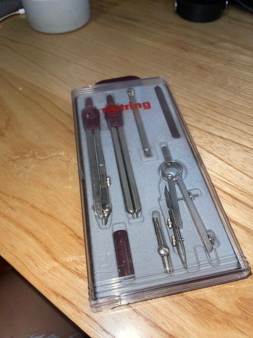 ROTRING COMPASS SET (529215 GENERAL PURPOSE), Hobbies & Toys ...