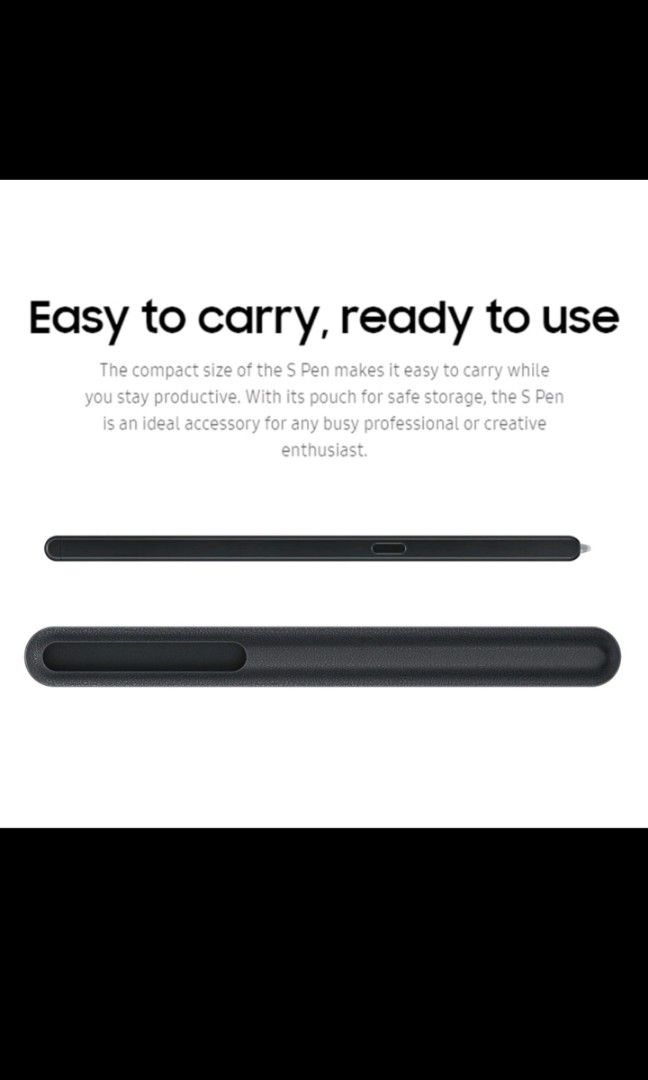 Samsung S Pen Fold Edition Galaxy Z Fold 5 Ej Pf946 Black Mobile