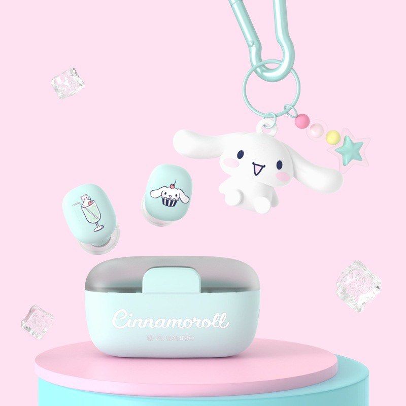Sanrio Characters Wireless Bluetooth earbuds with charm set - Kuromi My ...