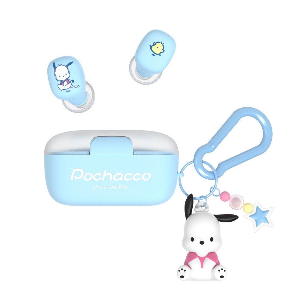 Sanrio Characters Wireless Bluetooth earbuds with charm set - Kuromi My ...
