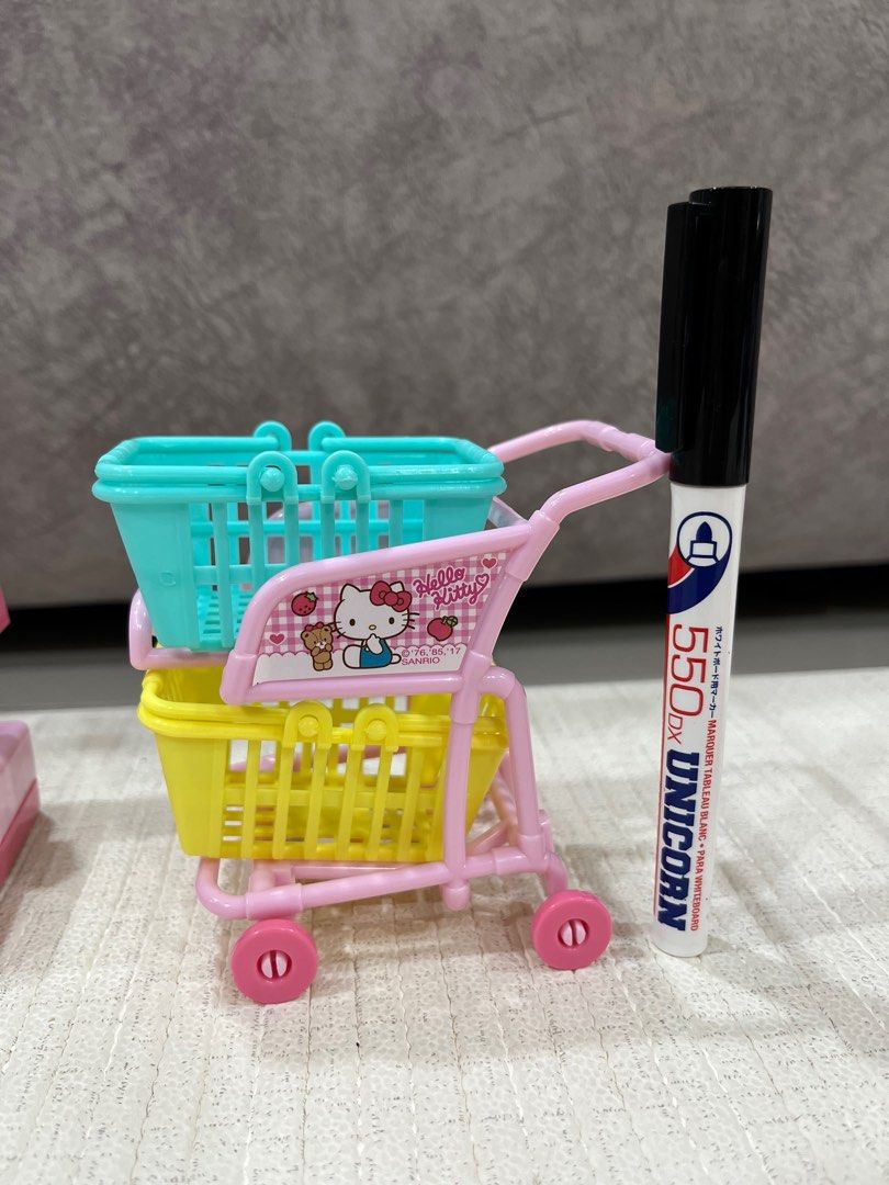 Sanrio Hello Kitty Mini Cashier & Trolley, Hobbies & Toys, Toys & Games ...