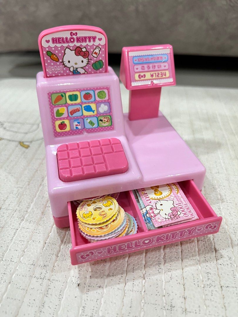 Sanrio Hello Kitty Mini Cashier & Trolley, Hobbies & Toys, Toys & Games ...